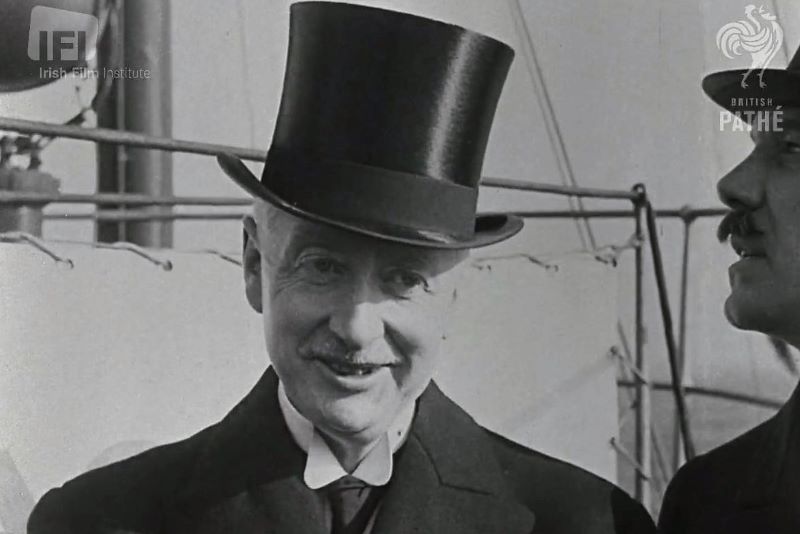 William T. Cosgrave's US and Canada visit in 1928 newsreel