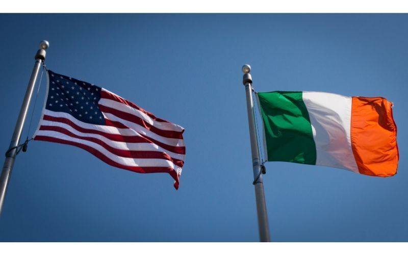 Ireland America Flag