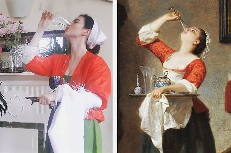 Irish woman brings artwork to life in Getty Museum Challenge