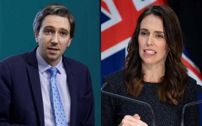 Simon Harris responds to Jacina Ardern's Ireland reference