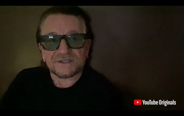 Bono introduces Beautiful Day FINNEAS Remix for Class of 2020