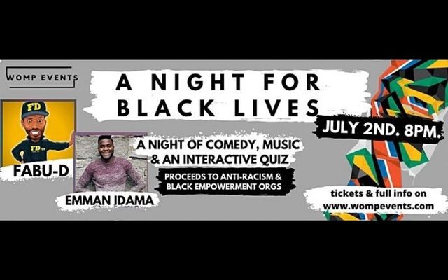 A Night for Black Lives: music, comedy, quiz live from Ireland