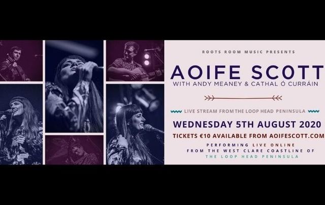 Aoife Scott to perform live from Co Clare on Wednesday