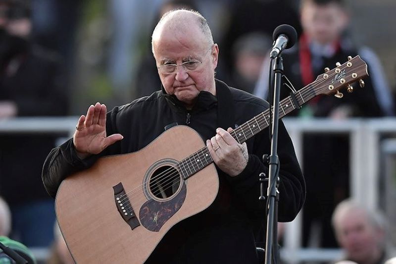 Christy Moore live stream performance from Dublin Sept 19
