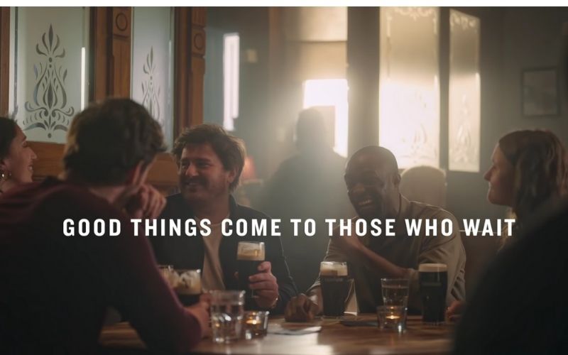 Guinness campaign celebrates pubs reopening in Britain