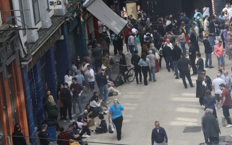 Four arrested as huge crowds gather in Dublin over weekend