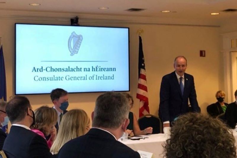 Irish America still focused on immigration reform, Taoiseach hears