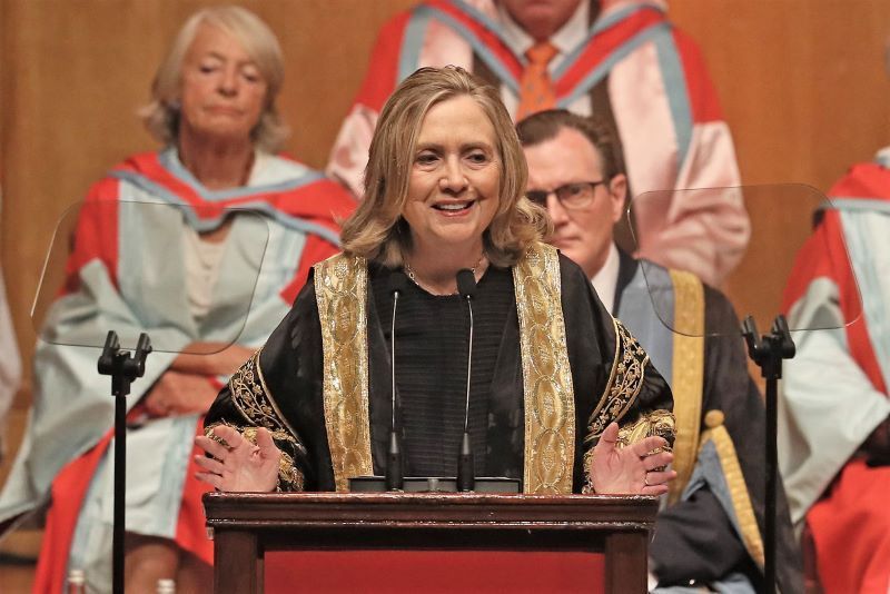 Hillary Clinton: Queen's University Belfast Chancellor
