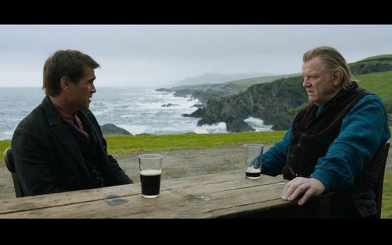 Colin Farrell and Brendan Gleeson spill on fake Guinness