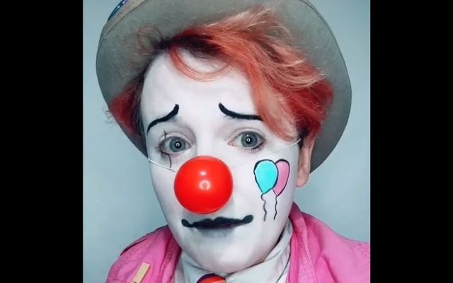 Irish TikTok star banned from Tinder after dressing as clown