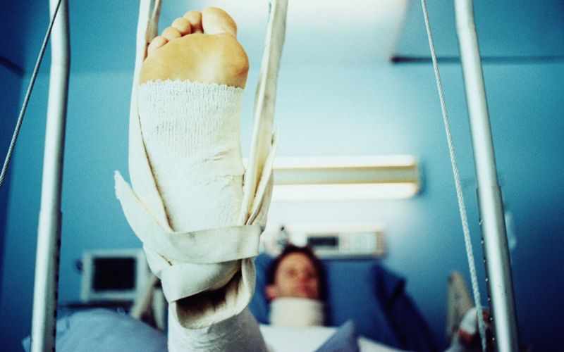 Man breaks both legs jumping from third-story window