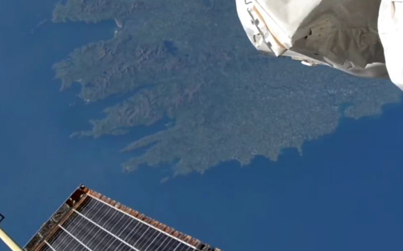 Ireland looks spectacular from space as it basks in heatwave