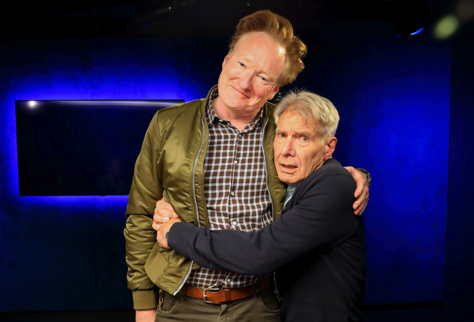 Hilarious podcast with Conan O'Brien and Harrison Ford