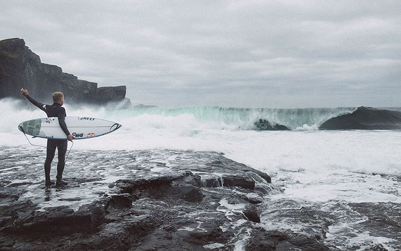 Surfer Mick Fanning's video about surfing in Ireland