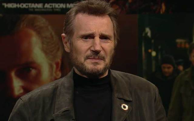 Liam Neeson, Sean Spicer appear on The Late Late Show | IrishCentral.com Liam Neeson, Sean Spicer appear on The Late Late Show | IrishCentral.com