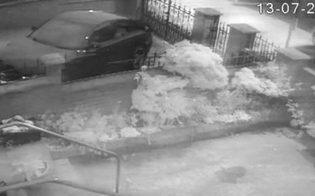 New video shows explosive attack on Gerry Adams' home in Belfast ...