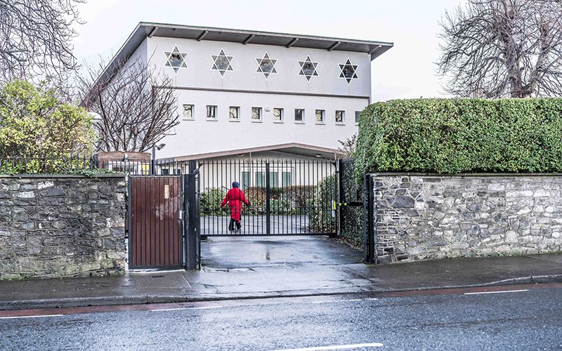 Swastika graffiti defaces walls of Irish synagogue | IrishCentral.com