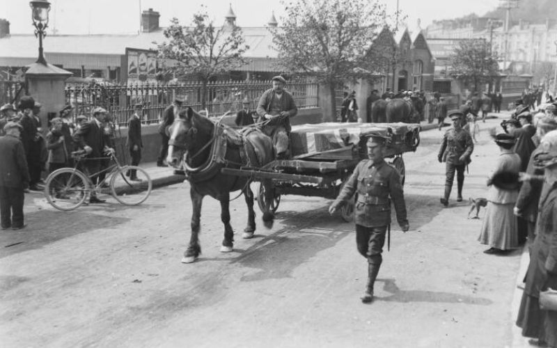 Rare photos of the Lusitania burials in Cork