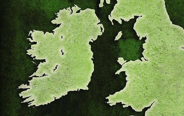 The oldest map of Ireland, by Ptolemy in 140 AD