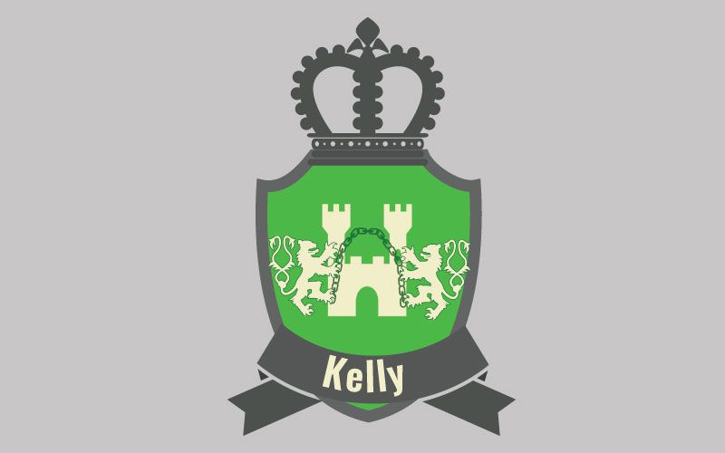 Kelley Family Crest Irish