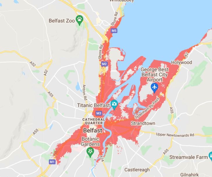 Parts of Ireland could be underwater by 2050, climate group says