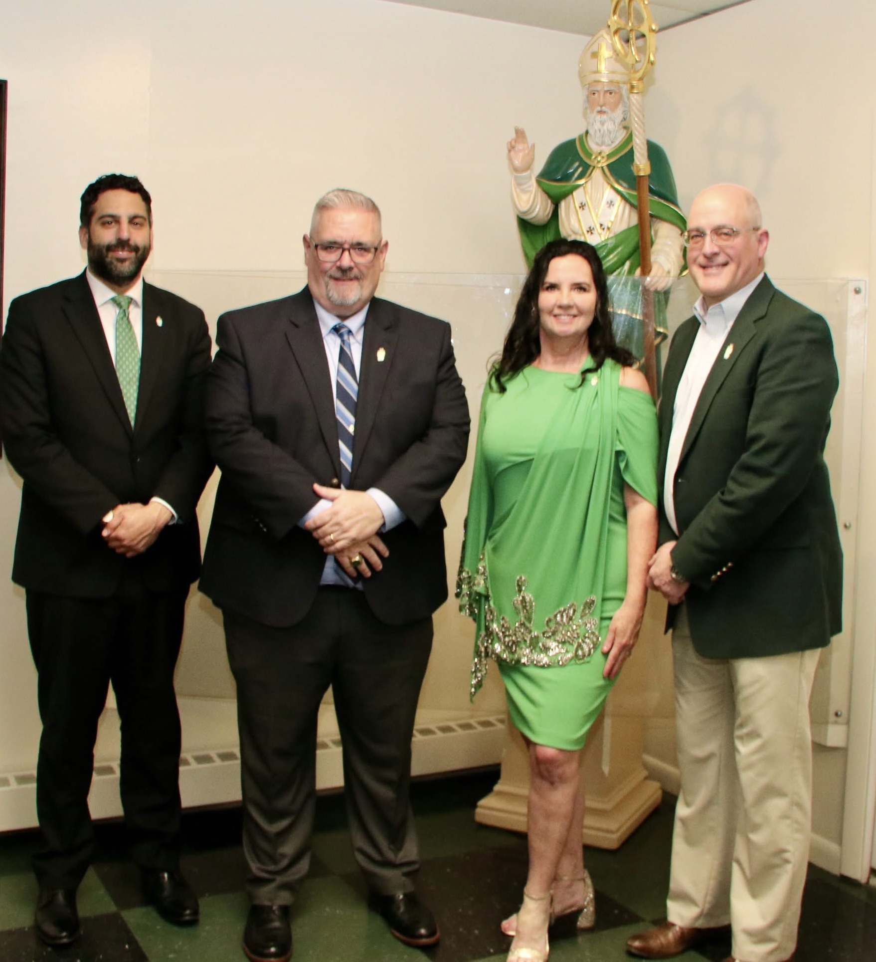 First woman elected president of the Knights of St. Patrick