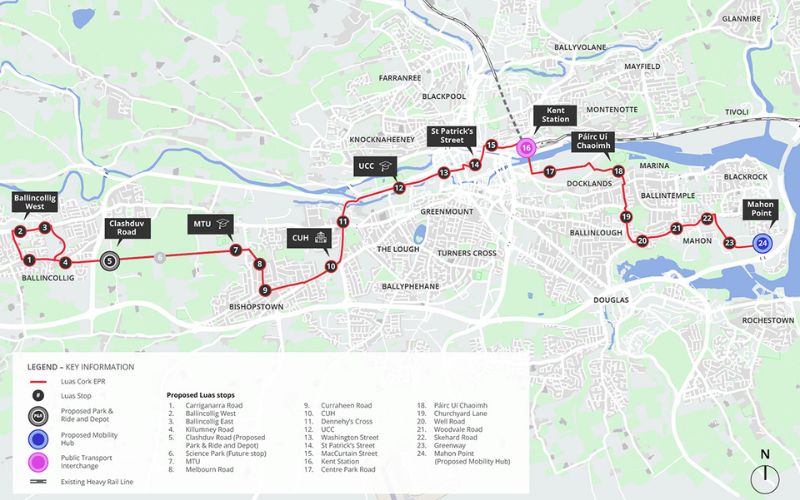 Plans underway for new Luas system in Cork, first outside of Dublin ...