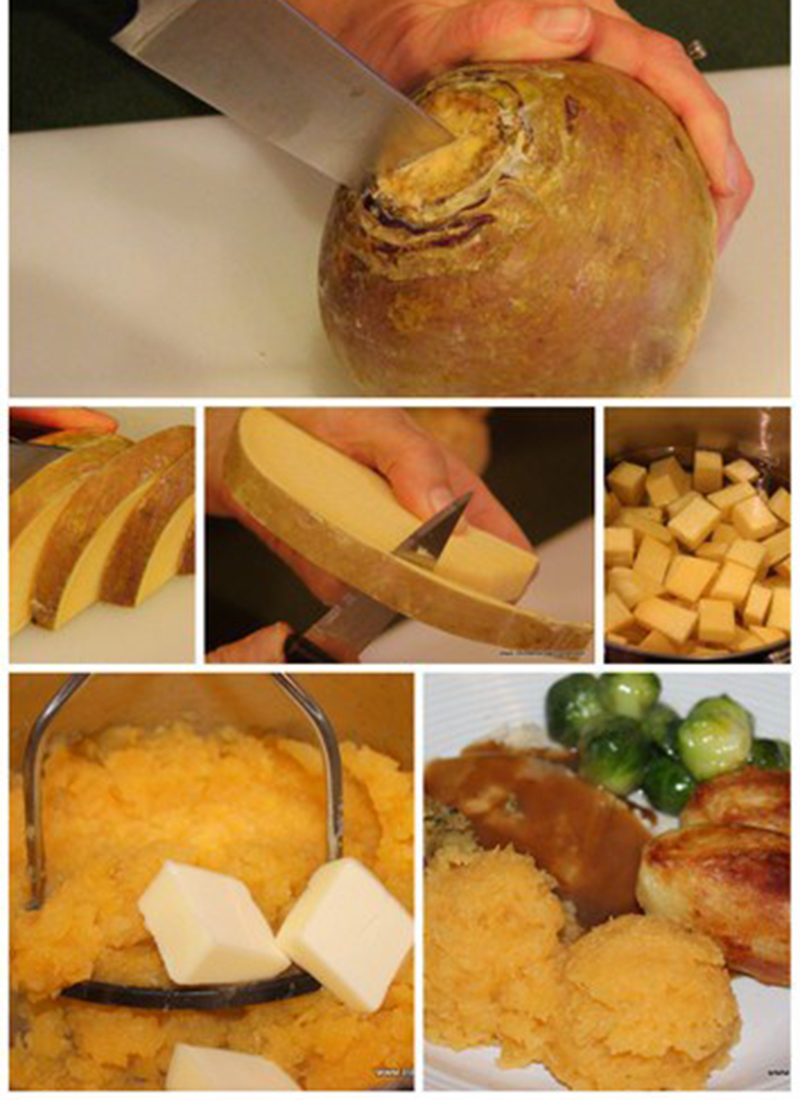 How to cut and peel a turnip like the Irish do