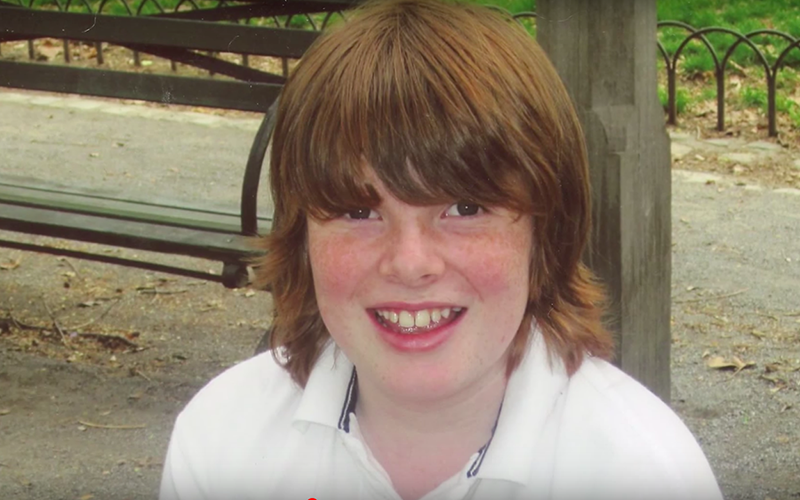 Memory of Christmas: Rory Staunton passed to the heavens